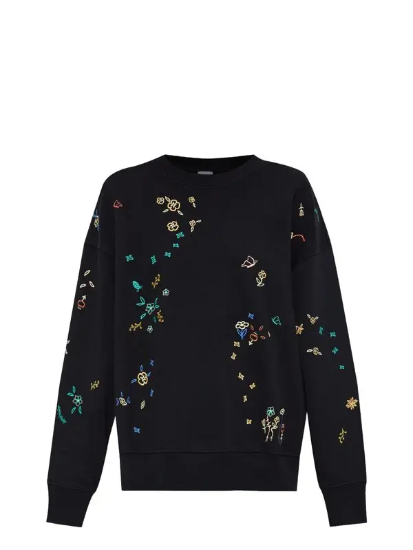 Paul Smith Embroidered Cotton Sweatshirt - Black