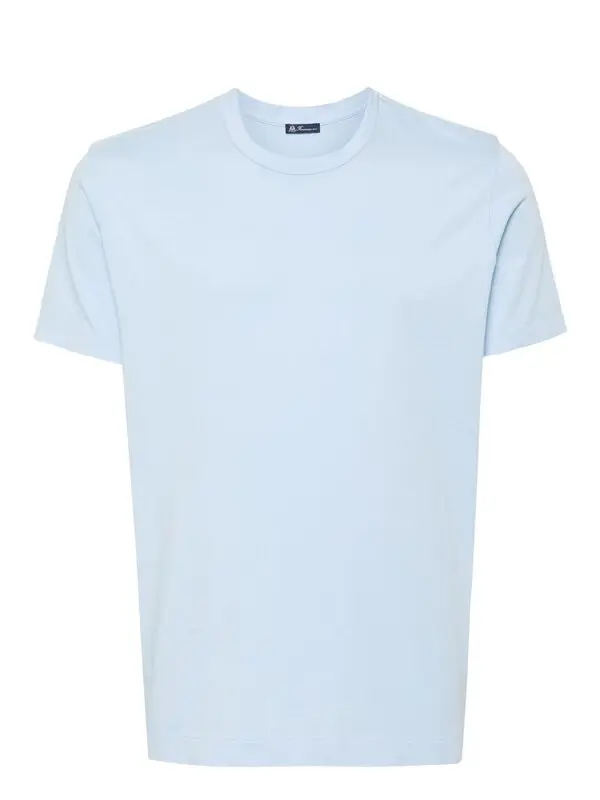 FINAMORE 1925 Cotton T Shirt - Clear Blue