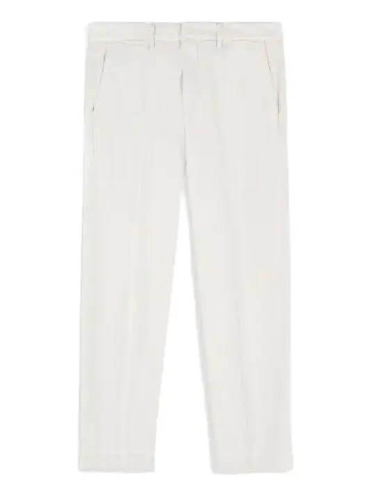 FAY Slim Fit Capri Trousers - Argilla