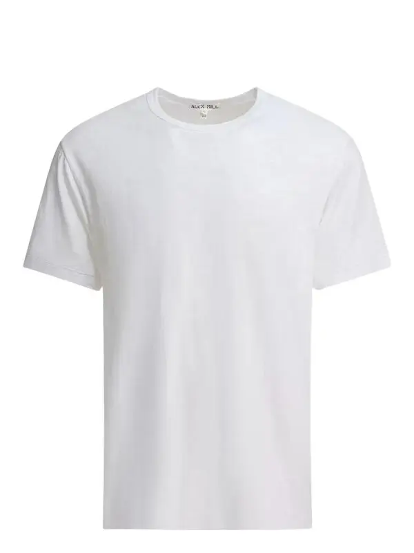 ALEX MILL Cotton Crew-neck T-shirt - White