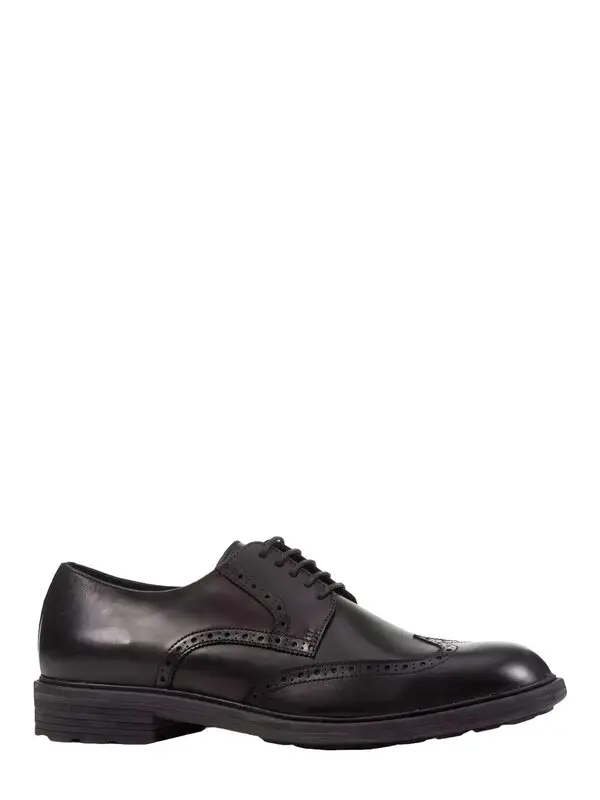 Geox Walk Pleasure Brogue Shoes - Black