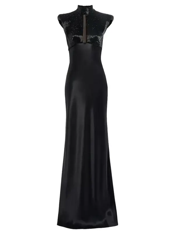 Jenny Packham Devotion Maxi Dress - Black