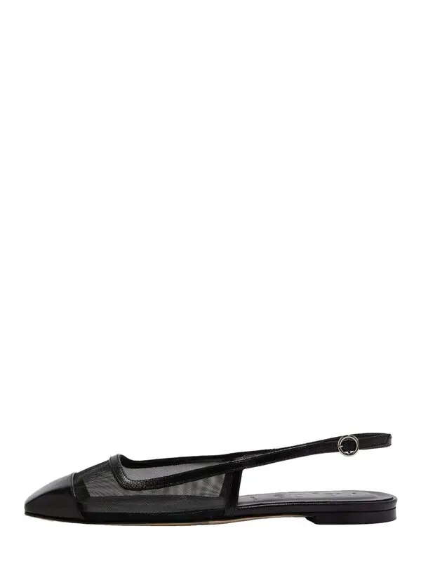 AeydĒ Geraldine Slingback Ballet Flats - Black