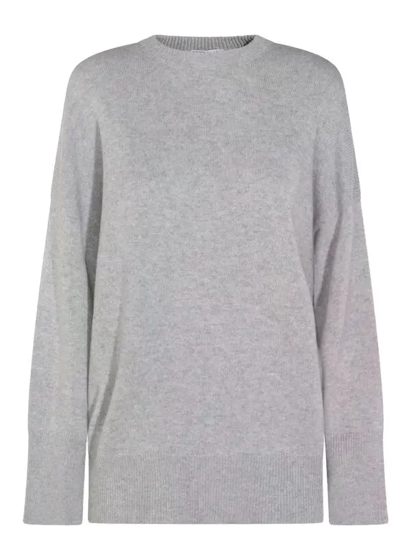 Brunello Cucinelli Round-neck Ribbed Sweater - Grey