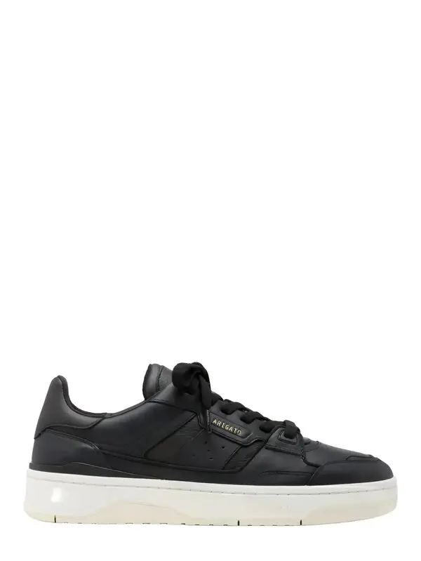 Axel Arigato Clay Panelled Leather Sneakers - Black