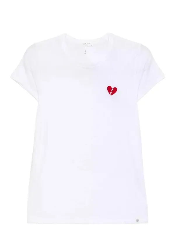 Rag & Bone Broken-heart T-shirt - White