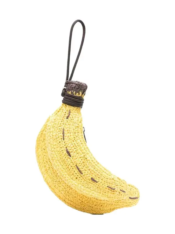 SIMONMILLER Banana Bunch Clutch - Yellow