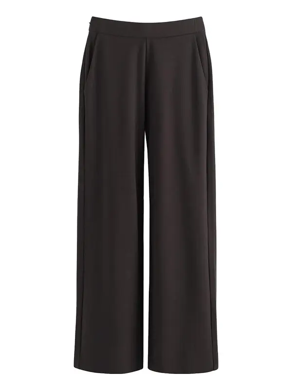 Cuyana Ponte Classic Pant - Mocha