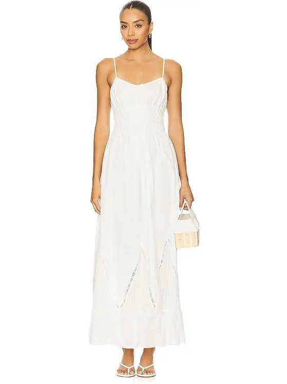 Faithfull The Brand Meline Maxi Dress - White