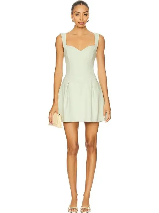 RUNAWAY THE LABEL Bethan Mini Dress - Key Lime