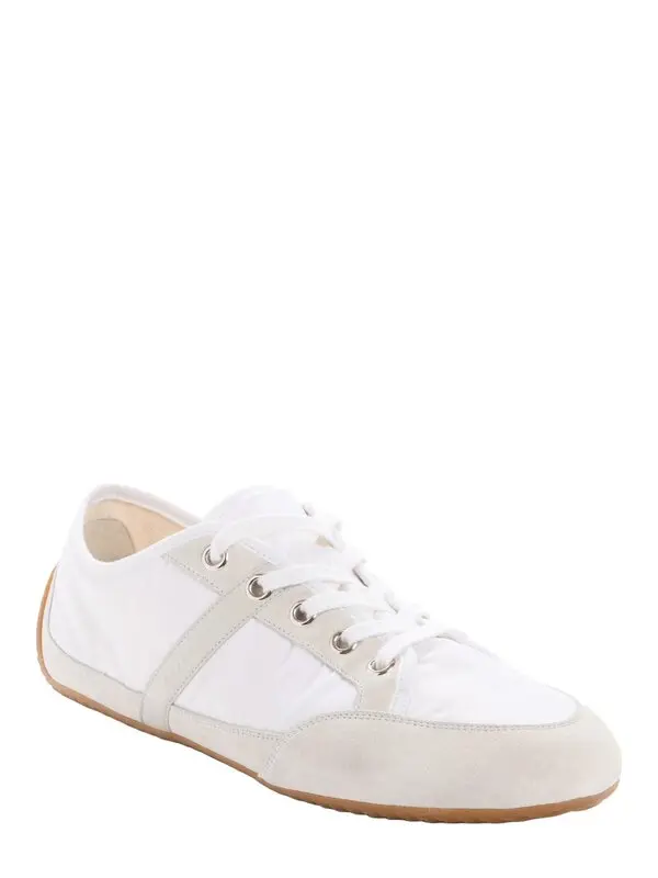 Givenchy Slim Nylon & Suede Racing Sneaker - White Multi