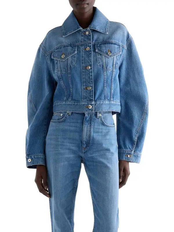 Givenchy Cocoon Denim Jacket - Medium Blue