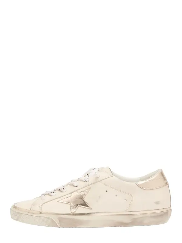 GOLDEN GOOSE Super Star Sneaker - Optic White/platinum