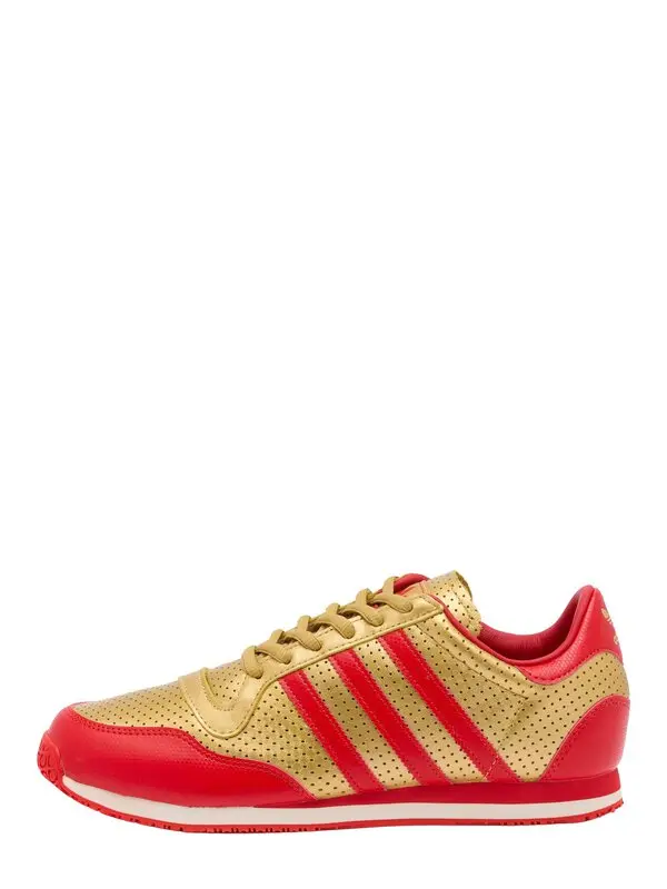 Adidas Galaxy Og Sneakers - Gold Metallic/red/off White