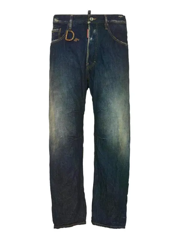 Dsquared2 Indigo Straight Leg Jeans - Blue