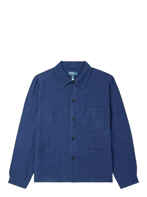 Polo Ralph Lauren Linen Overshirt - Blue