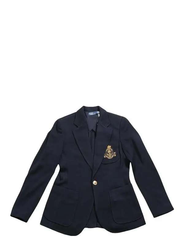 Polo Ralph Lauren Crest Knit Blazer - Navy Blue