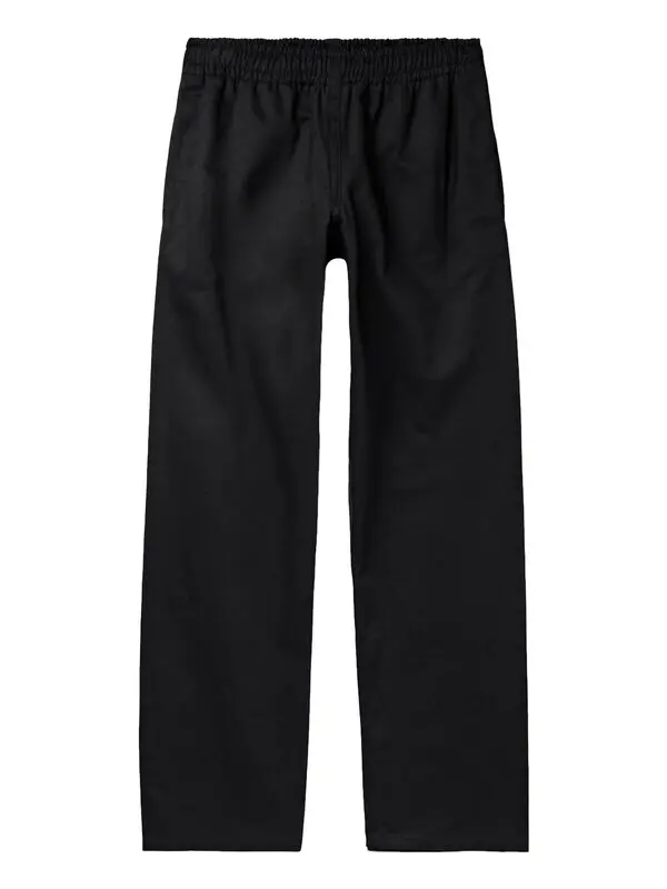 Marni Straight-leg Cotton-gabardine Trousers - Black