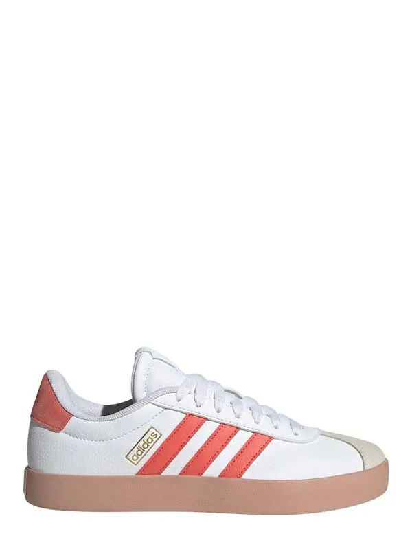 Adidas Vl Court 3.0 Sneakers - Cloud White/preloved Scarelet Red/gold Metallic