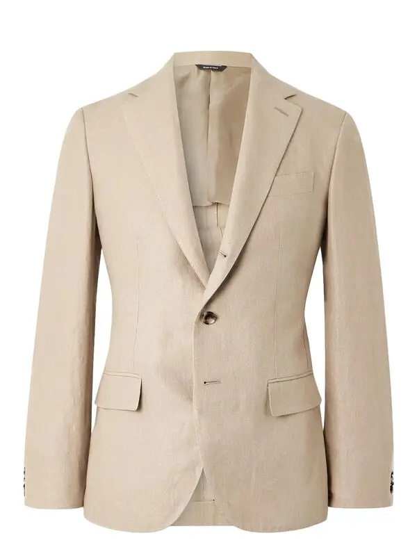 Loro Piana Linen Suit Jacket - Neutrals