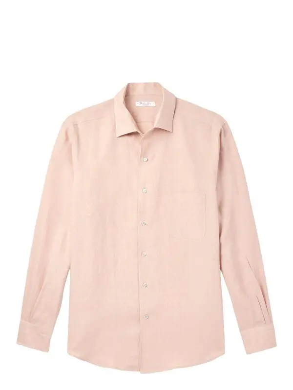 Loro Piana André Linen Shirt - Pink