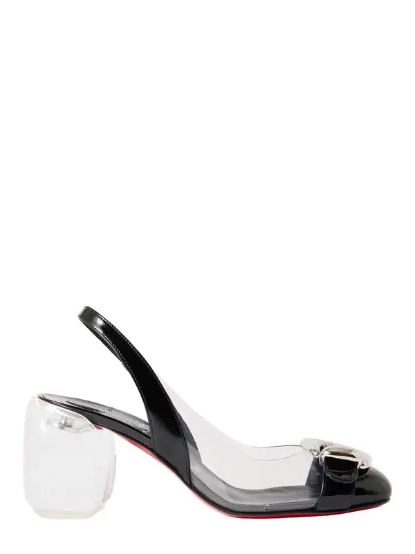 CHRISTIAN LOUBOUTIN Minny Bubble 70 Slingback Pumps - Black