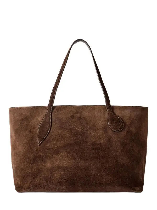 LIFFNER Mega Sprout Suede Tote - Brown