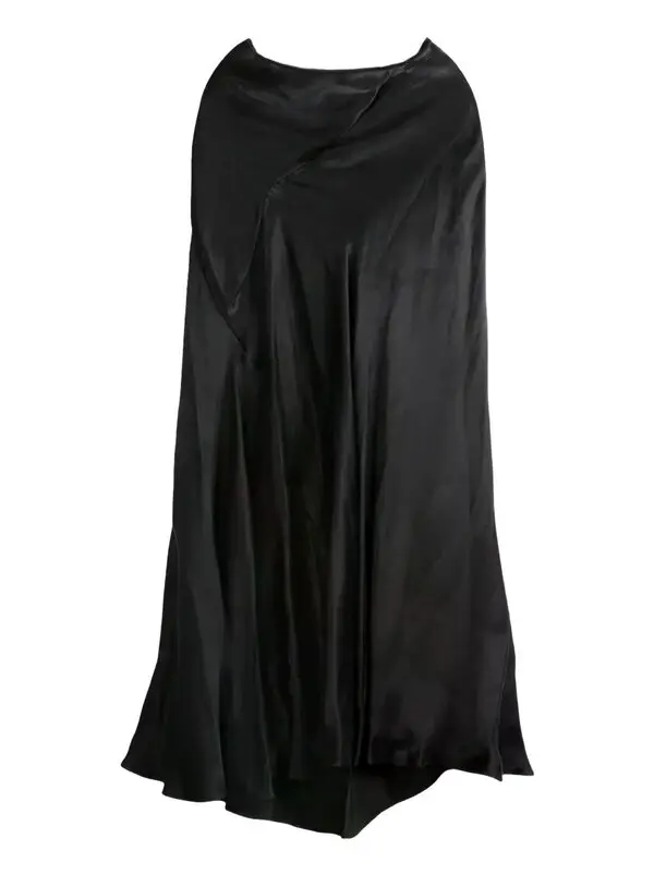THE ROW Luce Asymmetric Skirt - Black