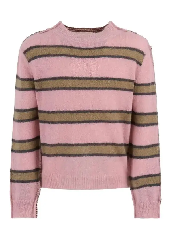 Marni Striped Sweater - Stc47 - Soft Pink