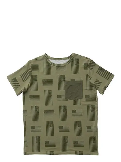 LAREE + CO Kolton Pocket Tee - Green