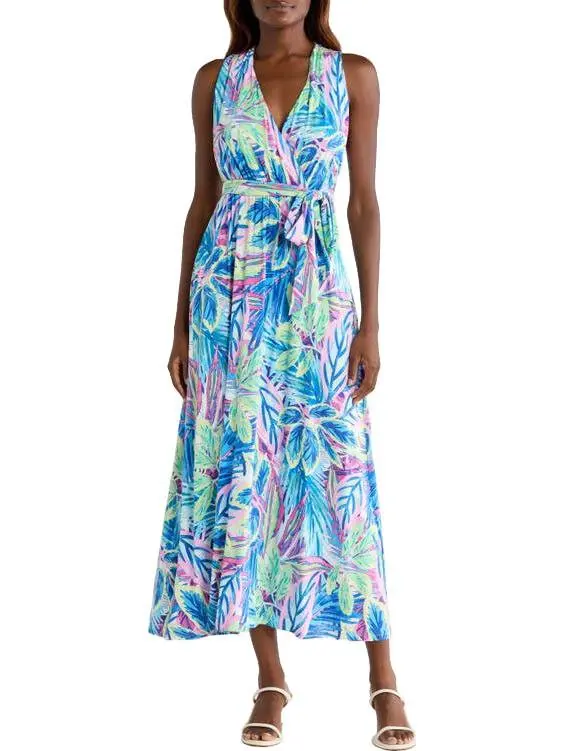 Tommy Bahama Frond Grove Sleeveless Maxi Dress - Cyber Light