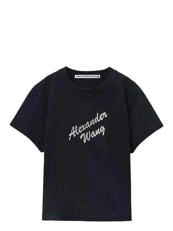 Alexander Wang Logo-print T-shirt - Black