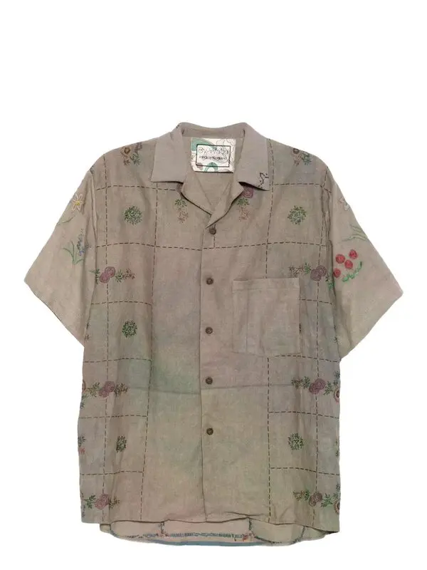 By Walid Cuban Shirt - Green