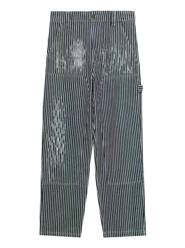 A.p.c. Striped Trousers - Blue
