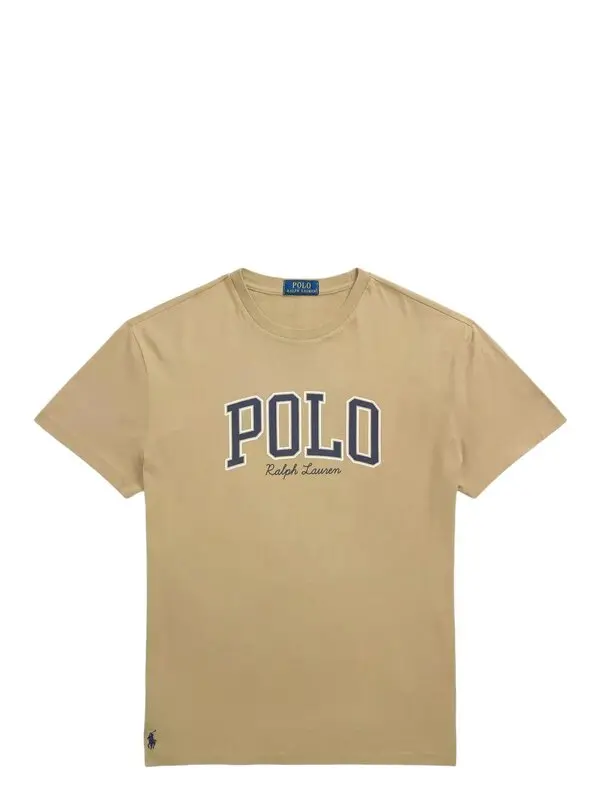 Polo Ralph Lauren Logo-print Crew-neck T-shirt - Neutrals