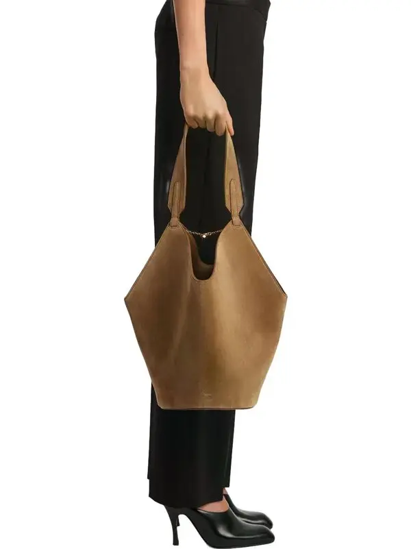 Khaite Small Lotus Tote Bag - Brown