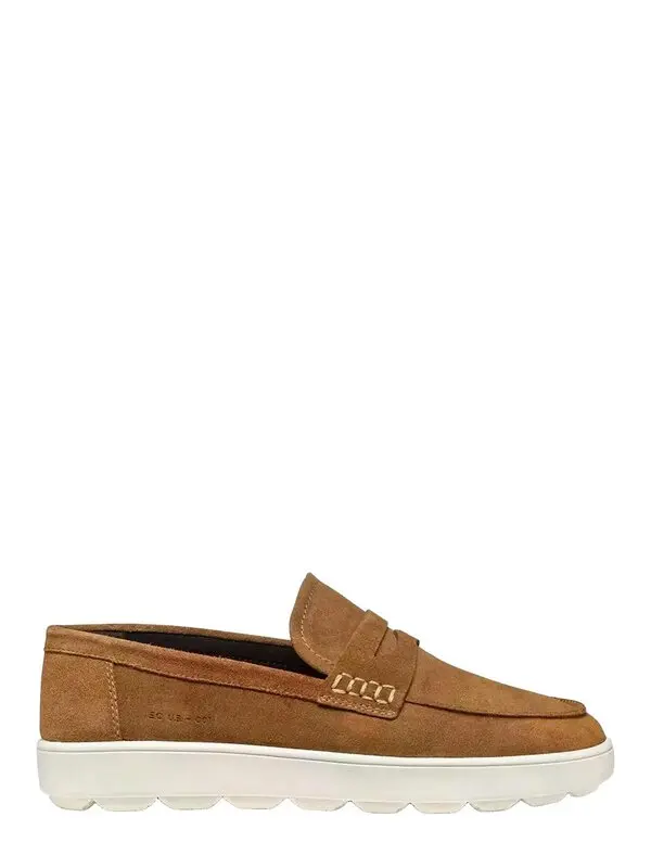 Geox Spherica Penny Loafers - Brown
