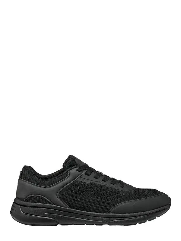 Geox Mesh Panel Sneakers - Black