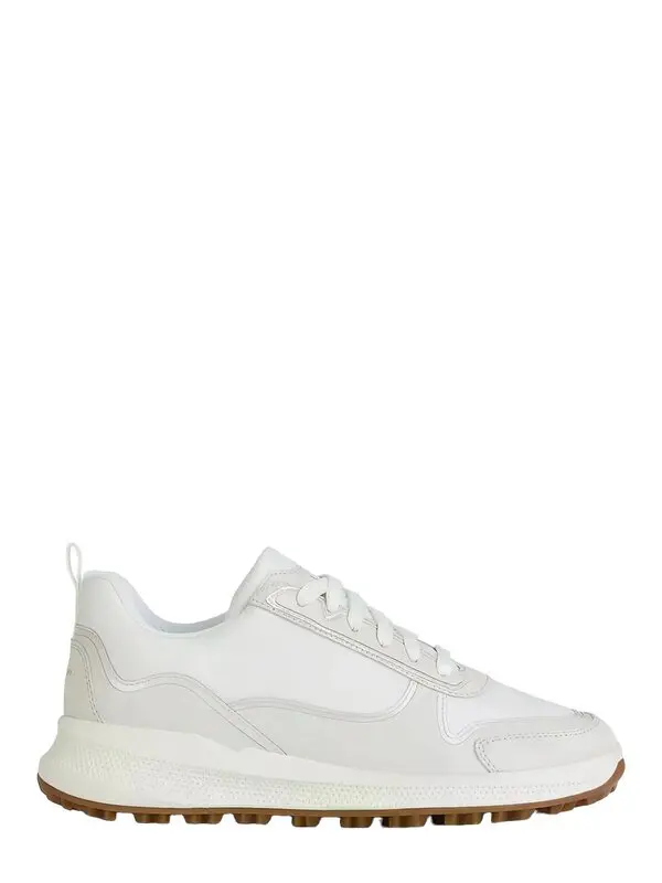 Geox Panelled Sneakers - White