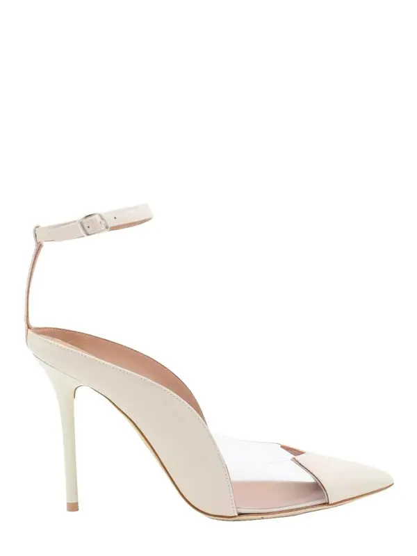 MALONE SOULIERS 100mm Malia Ankle-strap Pumps - Neutrals