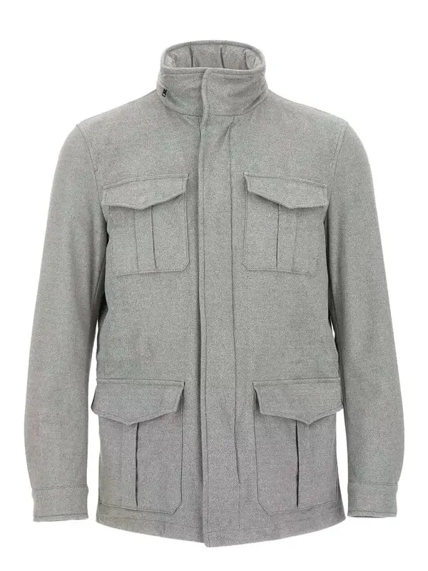 Herno Multi-pocket Field Jacket - Grey