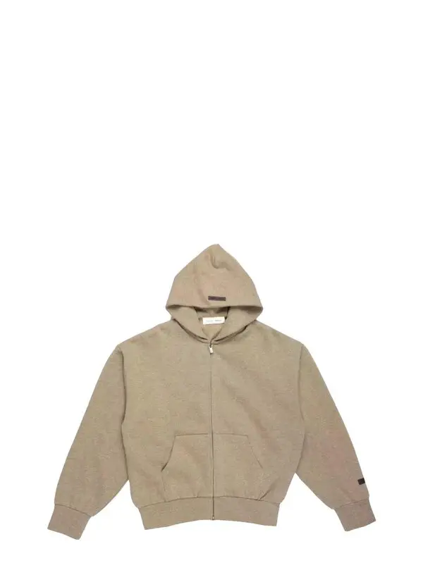 Fear Of God Fleece Zip-up Hoodie - Neutrals