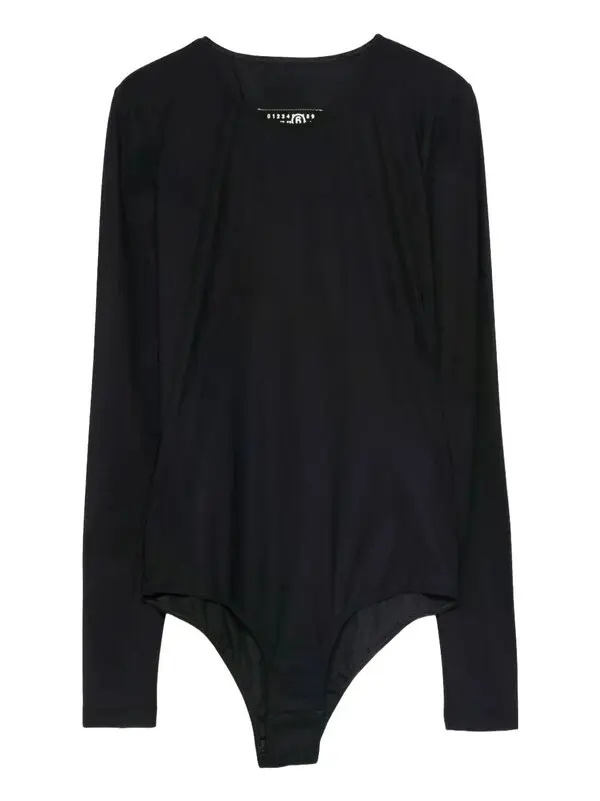 MAISON MARGIELA Long-sleeve Bodysuit - Black