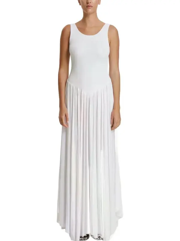 PNK Open-back Maxi Dress - White