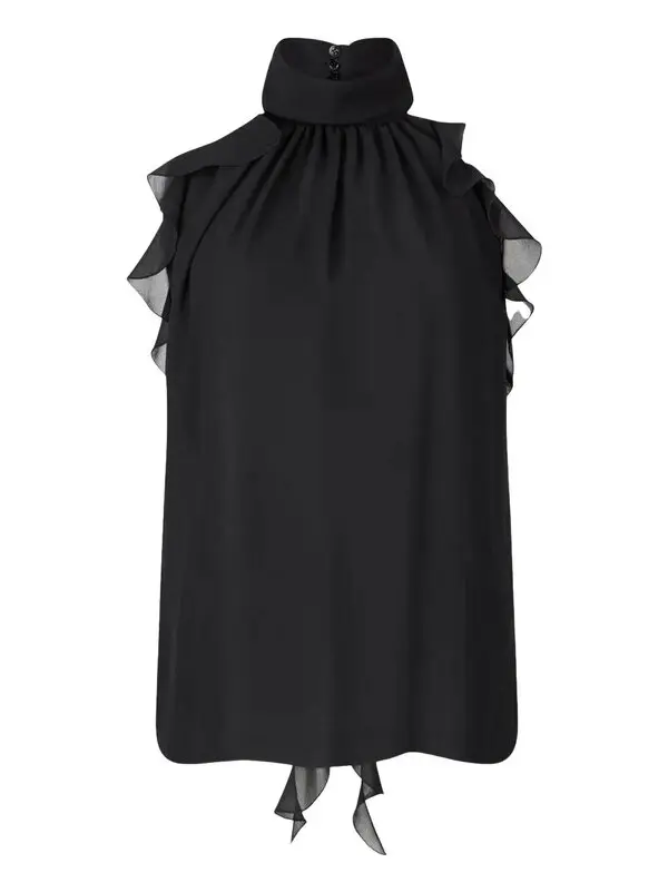 Liu Jo Halterneck Sleeveless Top - Black