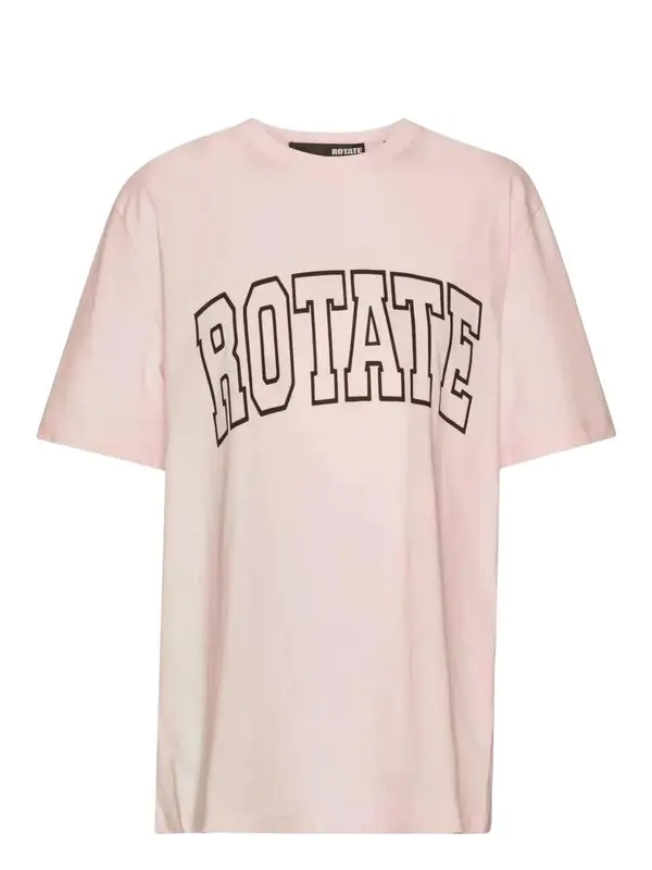 ROTATE BY BIRGER CHRISTENSEN Logo Print T-shirt - Pink