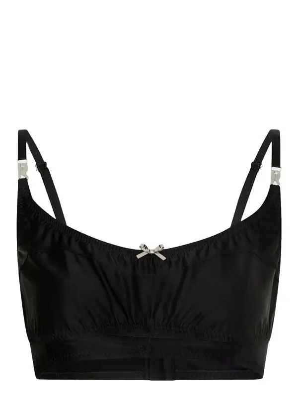 Rabanne Bow-embellished Tank Top - Black