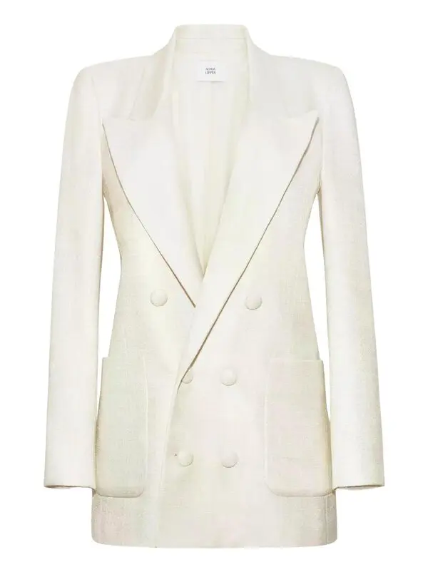 Adam Lippes Double-breasted Blazer - White