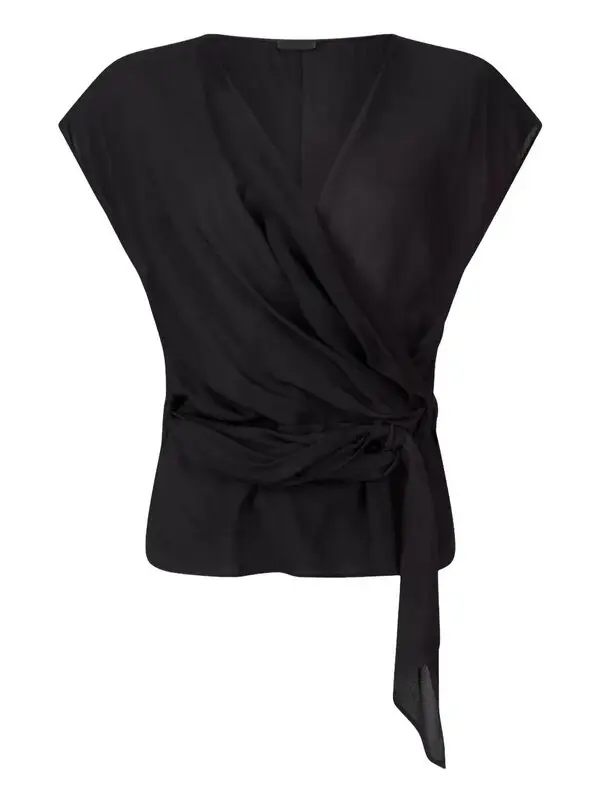 Liu Jo V-neck Top - Black