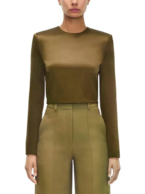 Adam Lippes Keira Blouse - Green